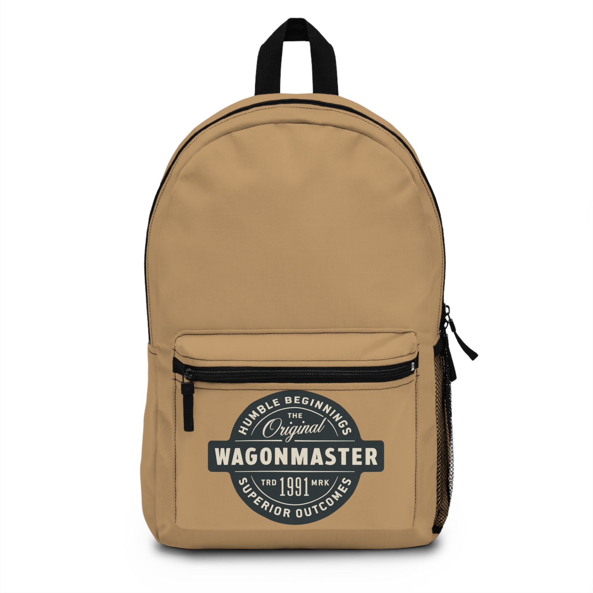 Wagonmaster Vintage Logo Backpack – Retro Outdoor Travel & Everyday Da