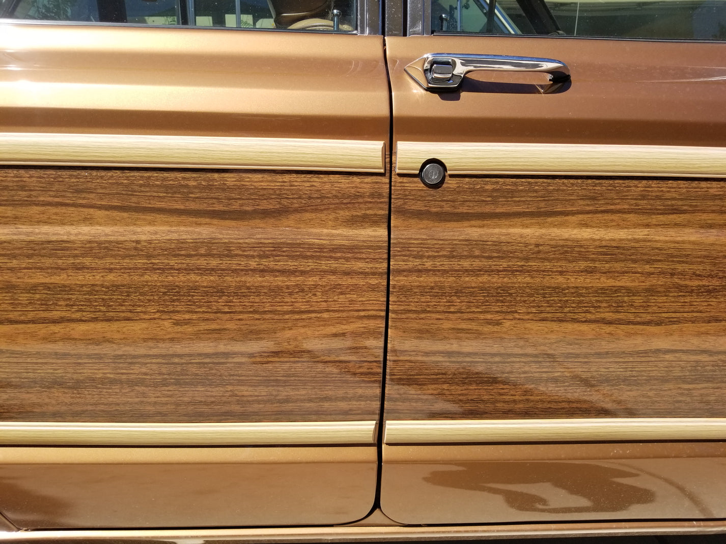 Wagonmaster Woodgrain 3M Vinyl cut-to-fit kits | Cherry Oak for Jeep G